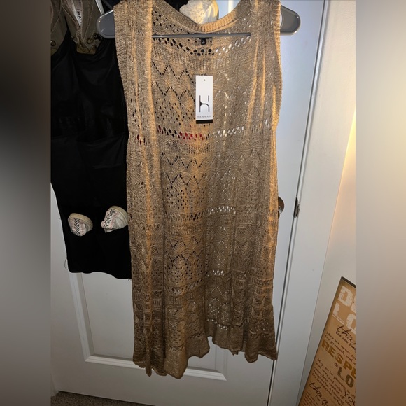 Hannah | Sweaters | Hannah Long Sleeveless Cardigan Size Large | Poshmark